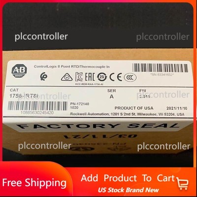 1756IRT8I Allen Bradley 1756-IRT8I /B ControlLogix RTD Thermocouple US ...