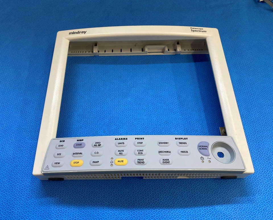 Mindray Datascope Spectrum Front Bezel w/ Keypad ref: 0380-00-0387-01 ...