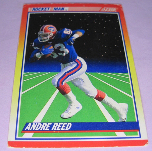 1990 Score Rocket Man Andre Reed Buffalo Bills #559 | eBay