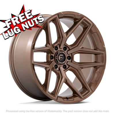 20 inch 20x10 Fuel FLUX PLATINUM BRONZE wheel rim 5x5 5x127 -18 | eBay
