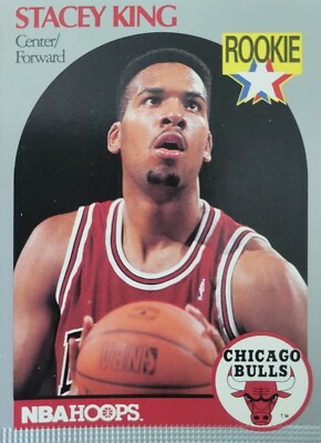 1990-91 NBA Hoops Stacey King #66 Basketball Card Error Mis-Stamped | eBay