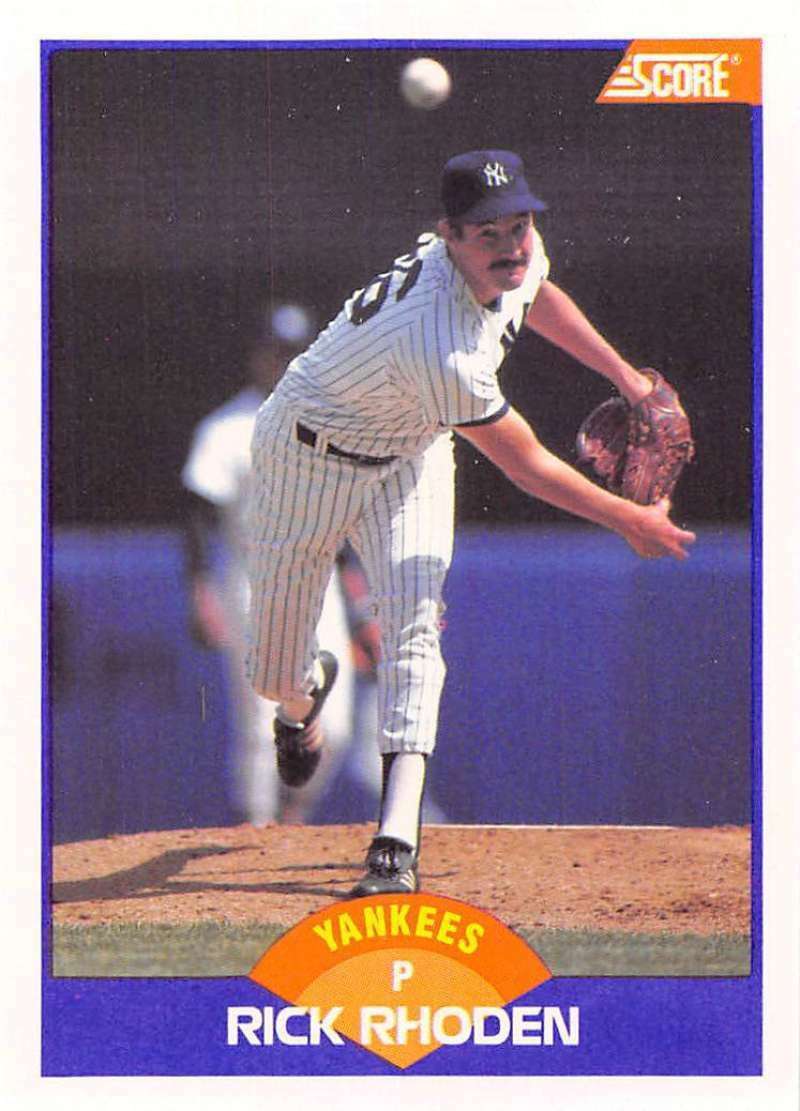 1989 Score #317 Rick Rhoden NM-MT Yankees | eBay