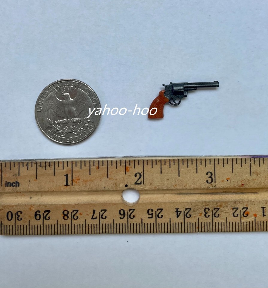 1/12 SCALE Pistol Handgun Weapon Model Toy for 6" Action Figure Doll | eBay