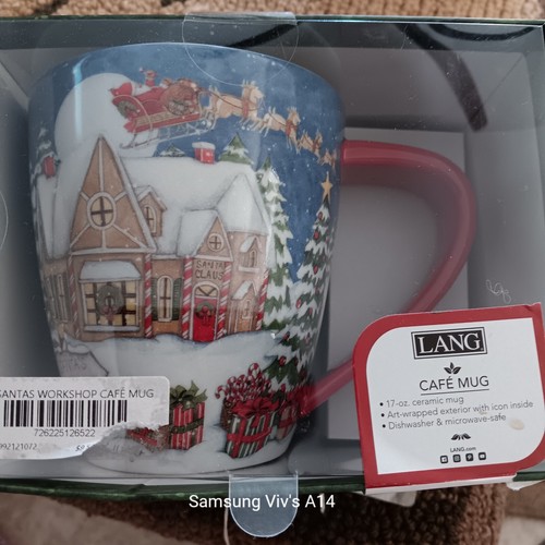 Lang Santa's Workshop 17 Oz Ceramic Mug ~~ Christmas Must-Have ~~ | eBay