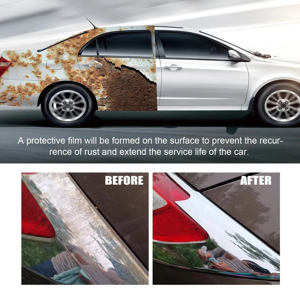 MULTI-Purpose Car Rust Removal Spray Rust Remover Rust Inhibitor ...