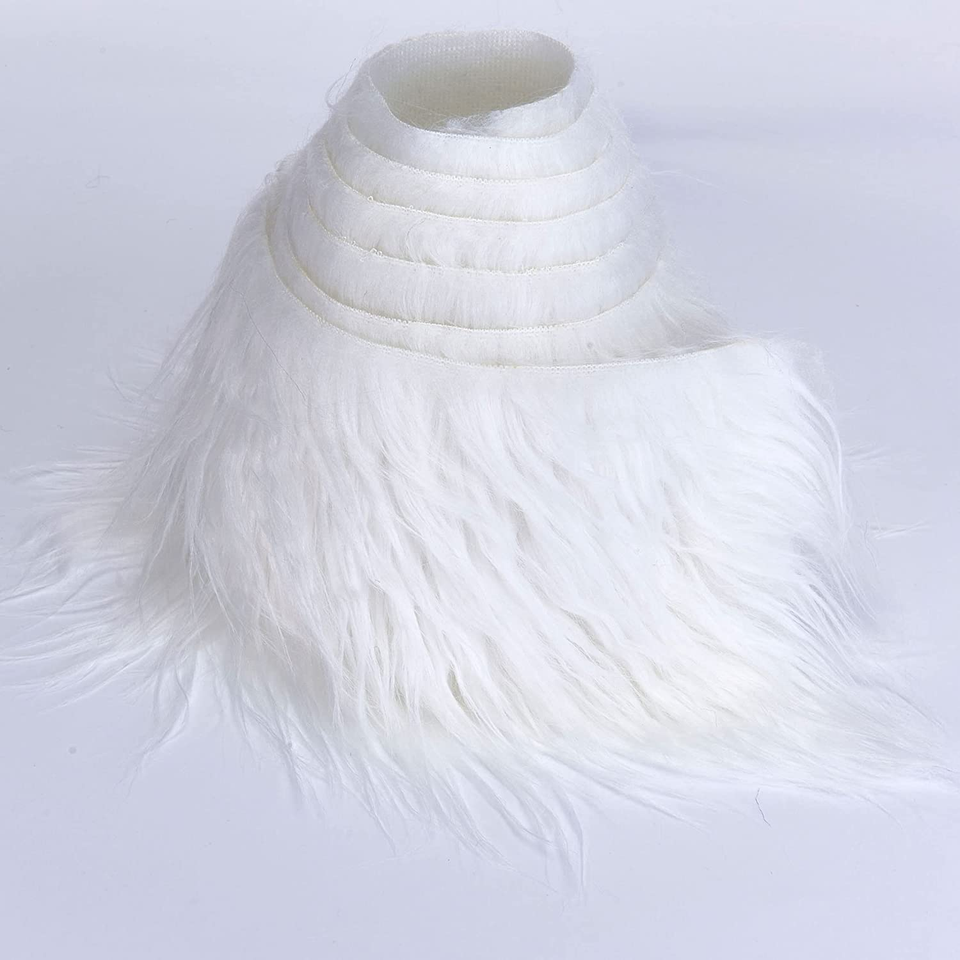Shaggy Plush Faux Fur Fabric Precut Strips Fluffy Fuzzy Craft Fur for ...