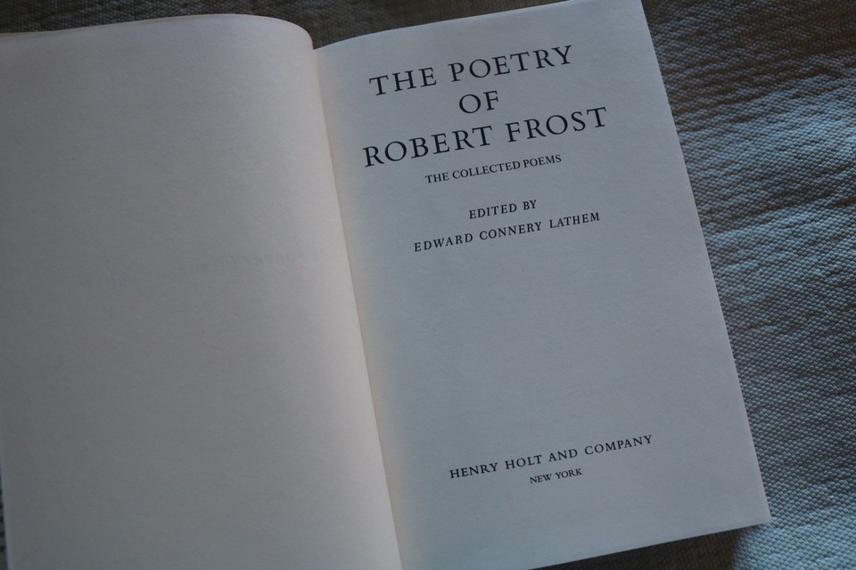 The Poetry of Robert Frost collected poems hardback book 1975 | eBay