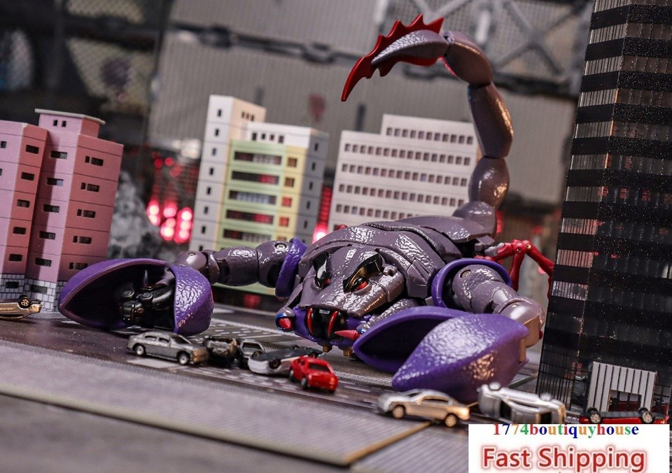 New BOX Robot Toy TRANSFORMER INSECT GIANT SCORPION RT-D01 BW Scorponok ...