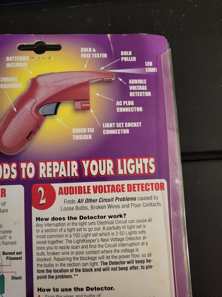 Light Keeper Pro Fix Incandescent Light Sets Pulled Repair Tool Tester ...