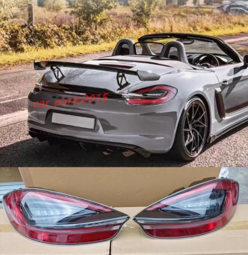 For Porsche 981 Boxster/Cayman/Spider/GT4 2013-2016 Smoke Black LED ...