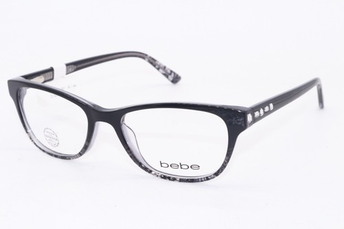 NEW BEBE WHOLESOME BB 5142 001 JET LACE AUTHENTIC DESIGNER EYEGLASSES ...