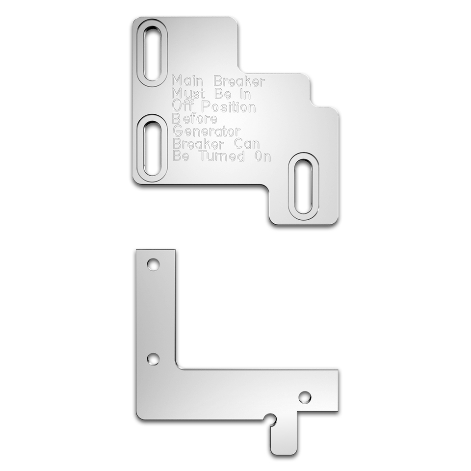 Aluminum Generator Interlock Kit for Eaton Cutler hammer BR Series 200 ...