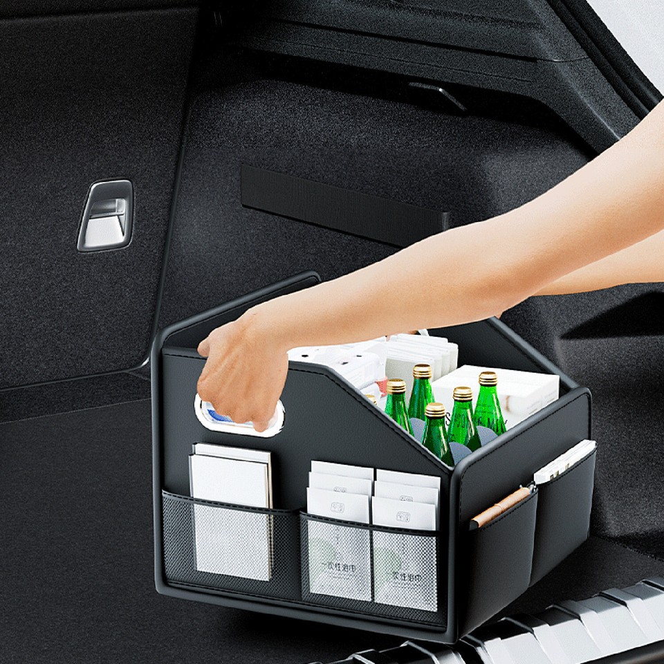Car Trunk Cargo Organizer Fold Collapsible Caddy Storage Bag Bin for ...