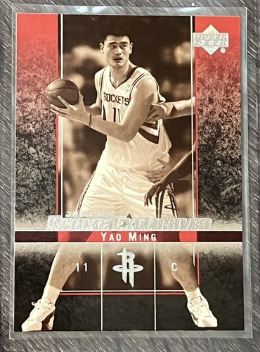 2003-04 Upper Deck Rookie Exclusives - Black & White #58 Yao Ming for ...