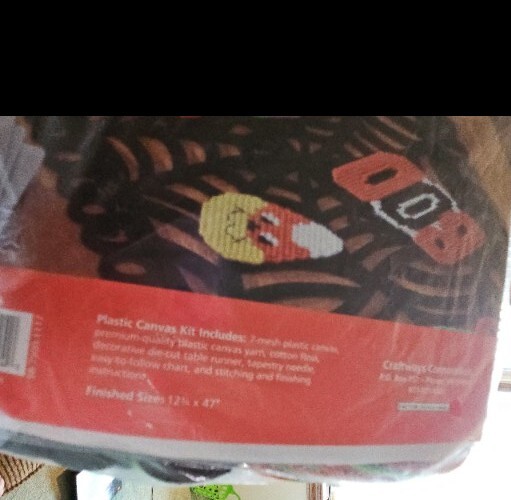 Craftways Halloween Table Runner “Spooky Spiders” Cross Stitch Kit. | eBay