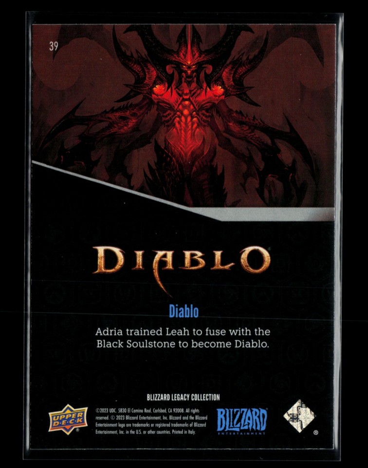 Diablo 39 Base Set Diablo Blizzard Legacy Collection Card Excellent | eBay