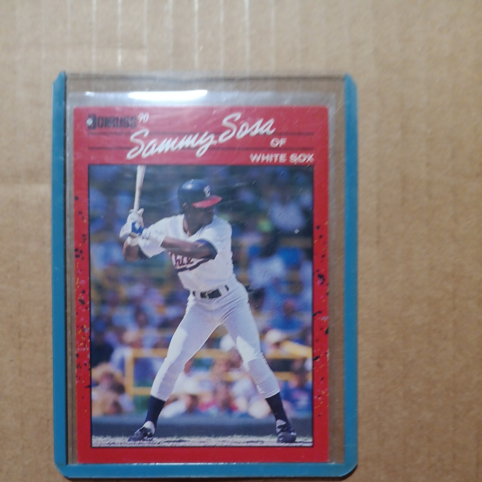 1990 Donruss Sammy Sosa Rookie card #489 error wrong dob mint condition ...