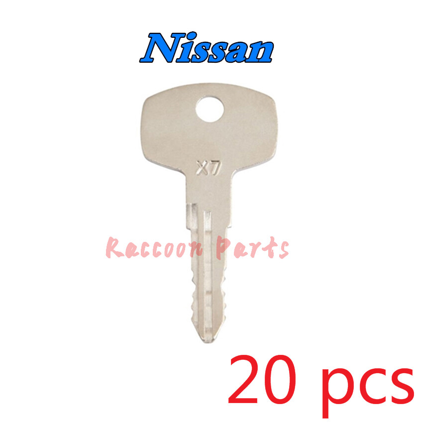 20pcs X7 Ignition Keys fits Nissan Forklift Truck Fork Lift Equipment ...