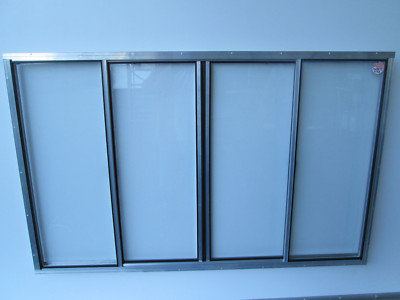 40″x74″ Concession Trailer Window Aluminum Frame, Tempered Glass ...