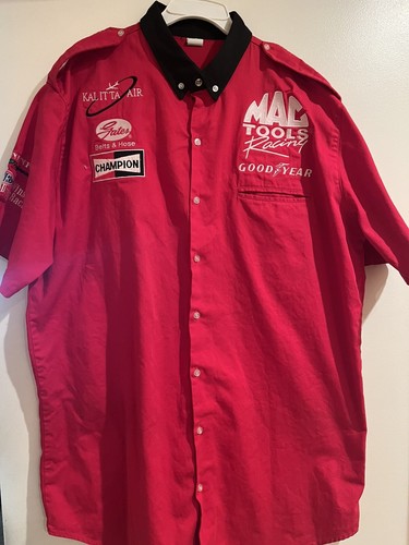 Vintage 2002 NHRA Mac Tools Pit Crew Shirt XL Pre-owned | eBay