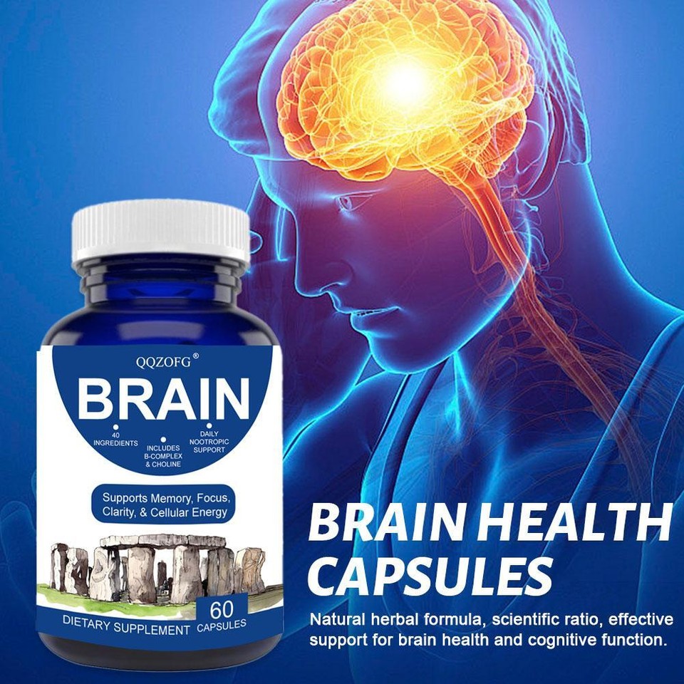Dynamic Brain Supplement For Enhanced Memory and Focus 60 Capsules ~U.S ...