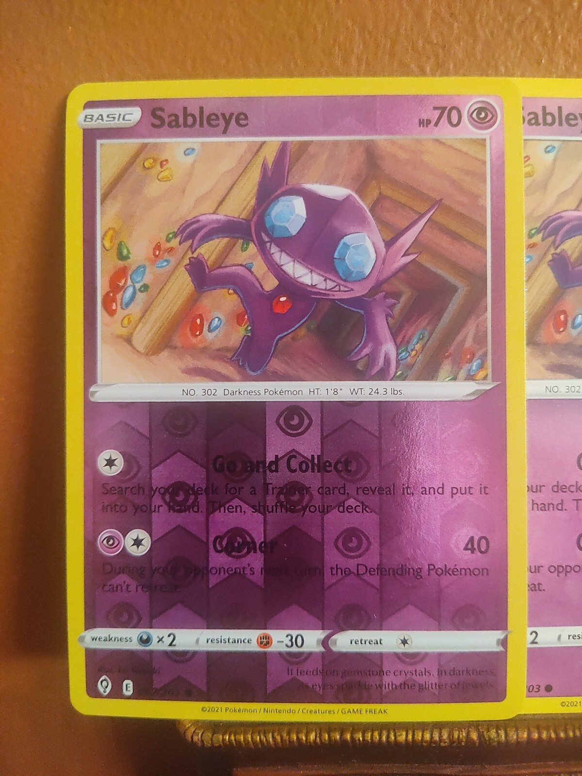Pokémon TCG Sableye Evolving Skies 067/203 Reverse Holo Common | eBay