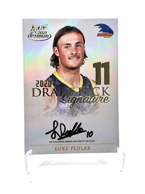 2021 AFL SELECT OPTIMUM, LUKE PEDLAR GOLD DPS 01/85 LOW ADELAIDE | eBay ...