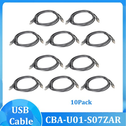 10X USB Cable for Symbol Barcode Scanner LS4208 LS7708 LS9208 CBA-U01 ...