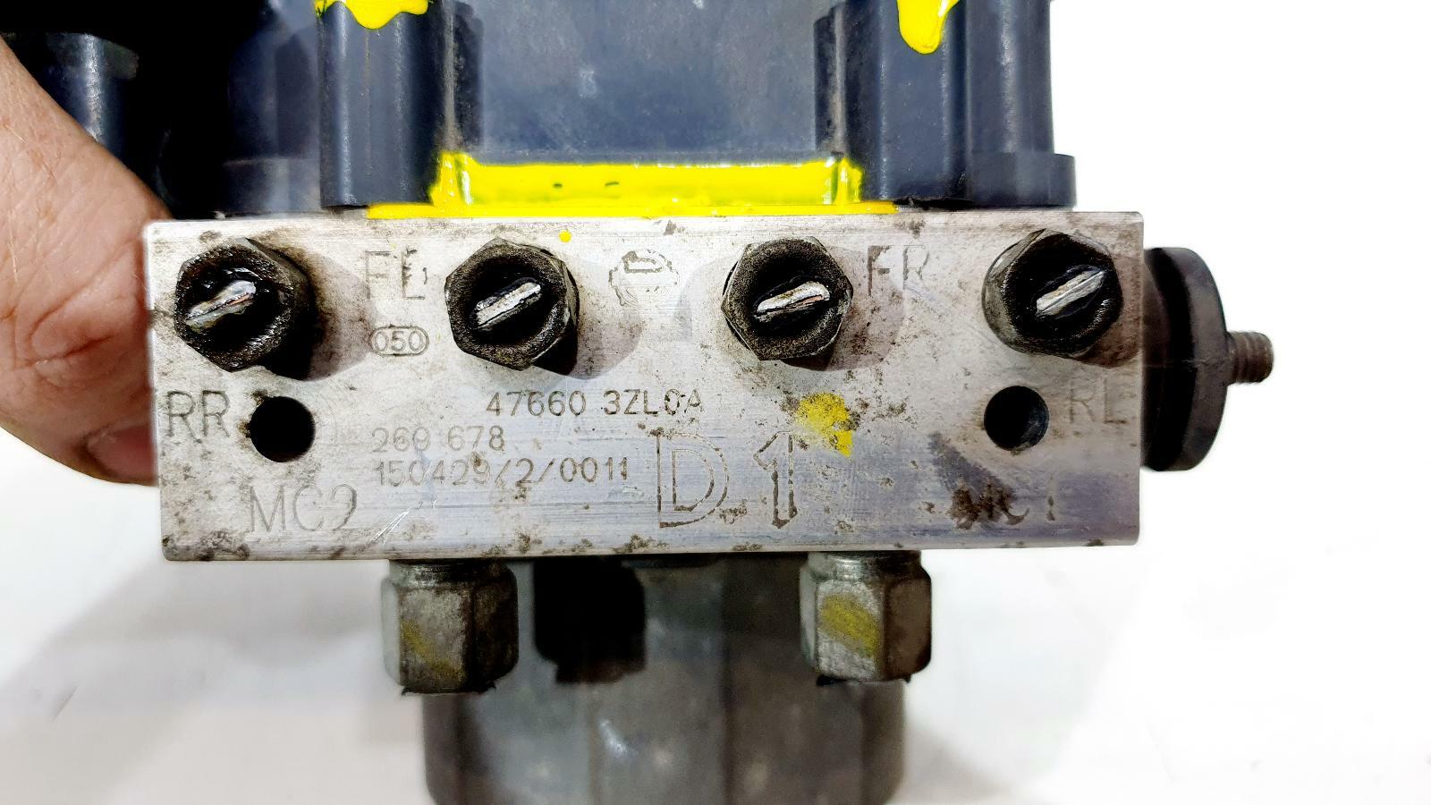 2015 NISSAN PULSAR ABS PUMP & CONTROLLER ECU 47660-3ZL0A 0265244155 ...