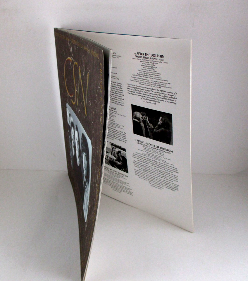 Crosby, Stills & Nash CSN, 4-CD Box Set, 28-Page Book, (1991) OOP ...