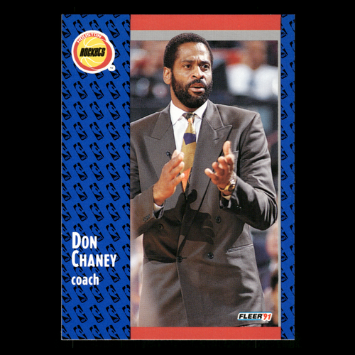 Don Chaney #73 1991-92 Fleer Houston Rockets Basketball Card NBA | eBay