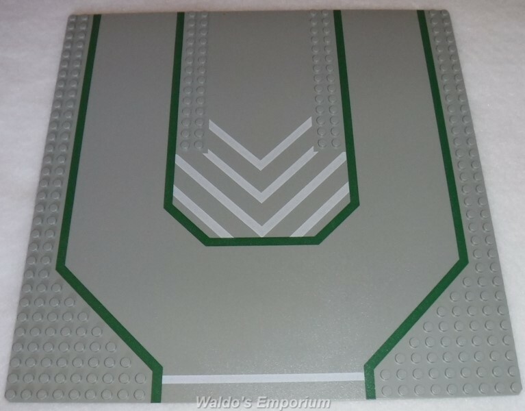 LEGO 32 X 32 Baseplate 3 Driveways Chevron on Closed Center Pattern ...