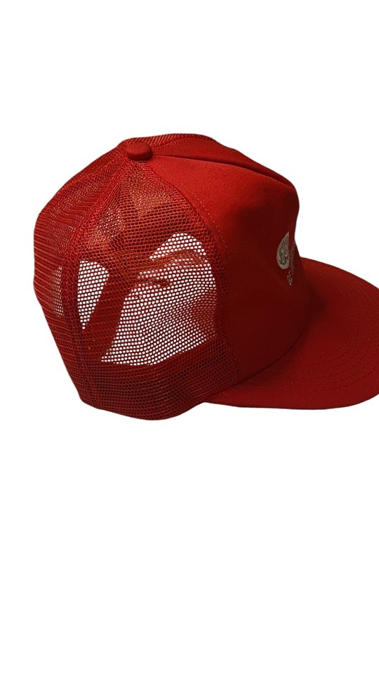 GE General Electric Red Trucker Ball Cap Hat Snapback Baseball Adult ...