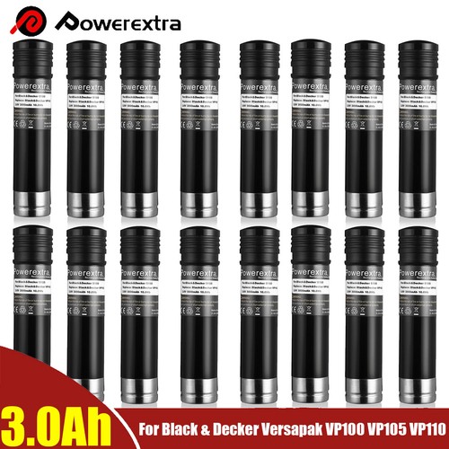 1-10Pack 3.6V 3.0Ah Ni-MH Battery For Black & Decker Versapak VP100 ...