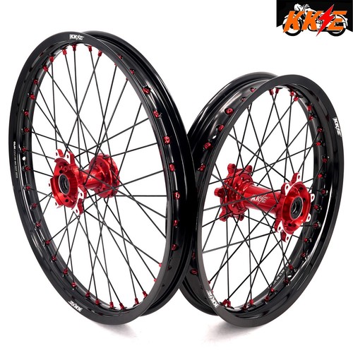 KKE 21/18'' Wheels Rims for Sur Ron Ultra Bee 2023 CNC Red Hubs Spoke ...