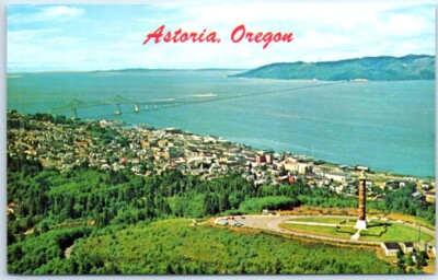 Postcard - Aerial View, Astoria, Oregon, USA | eBay