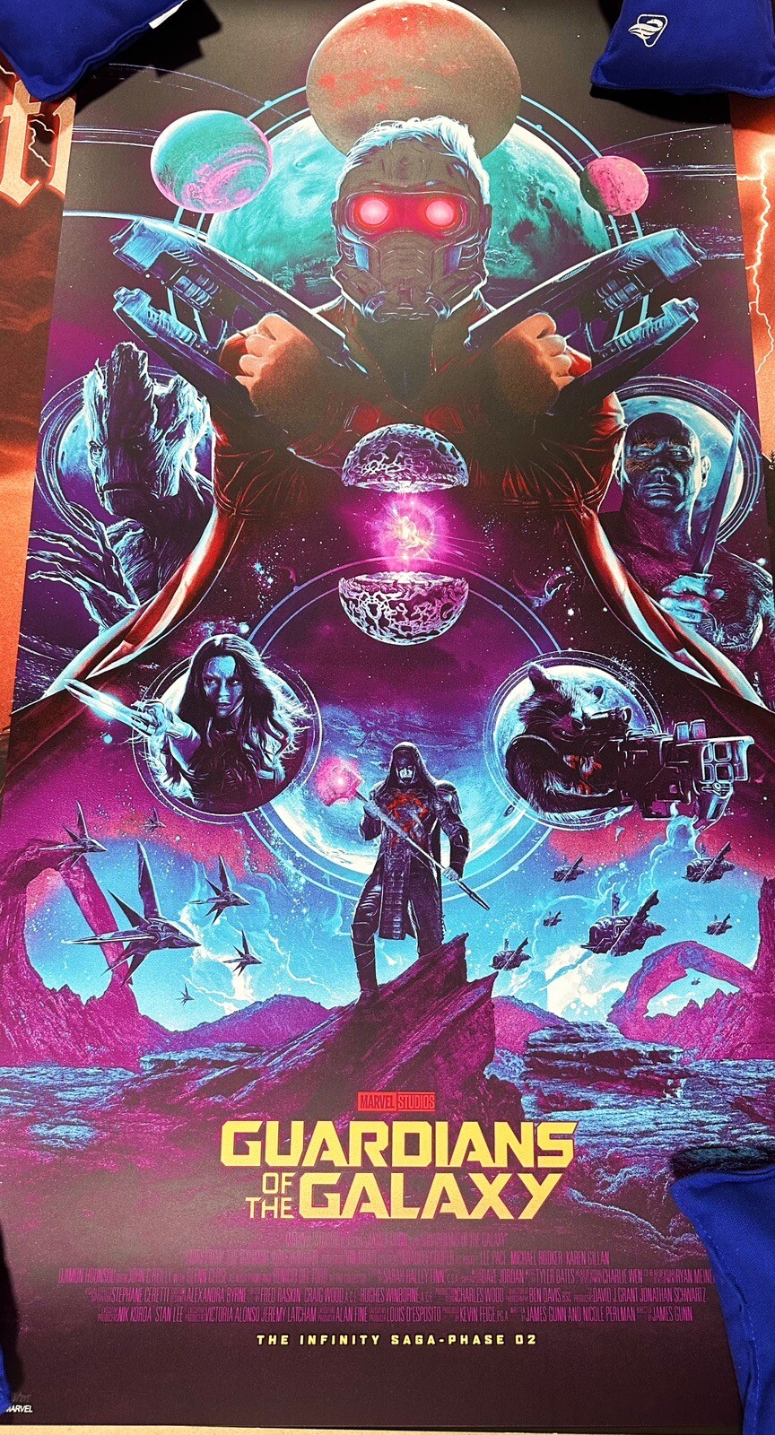 Guardians Of The Galaxy Print by Nicolas Tetreault-Able Bottleneck ...
