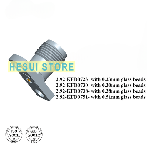 2.92mm female detachable connector/available with glass beads /8.6mm ...