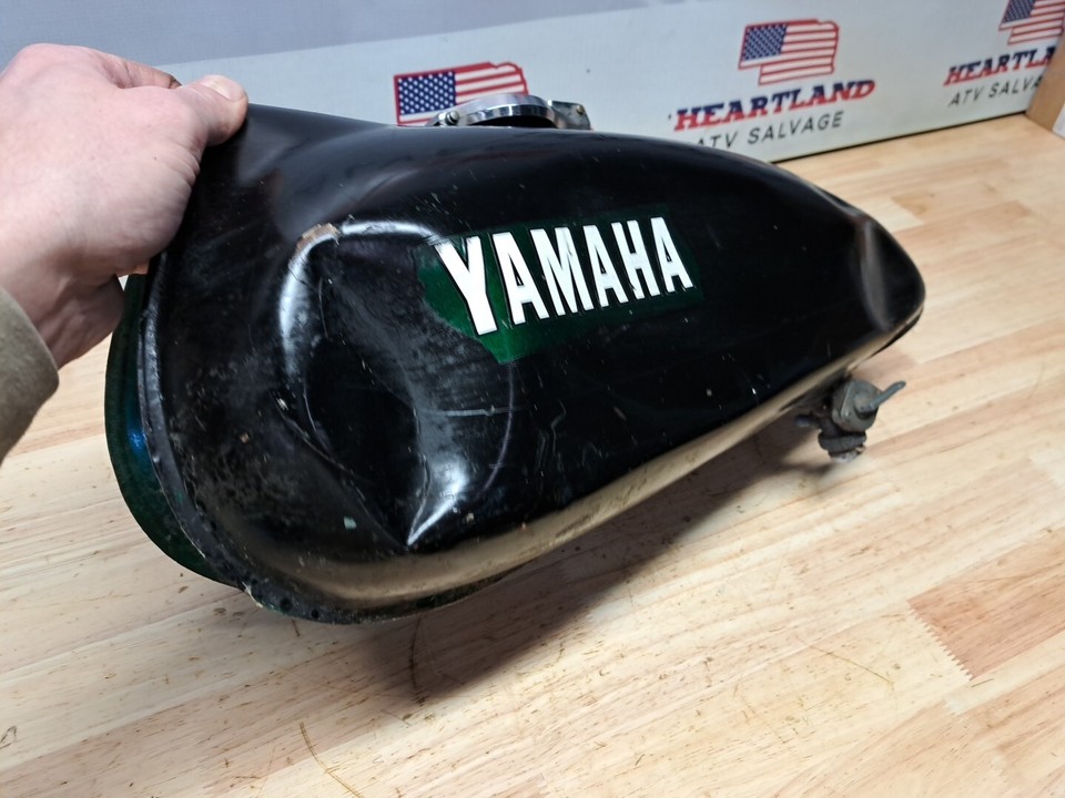 Yamaha Motorcycle Tank Green DT250 RT360 1972 1973 Cap Petcock DT RT ...