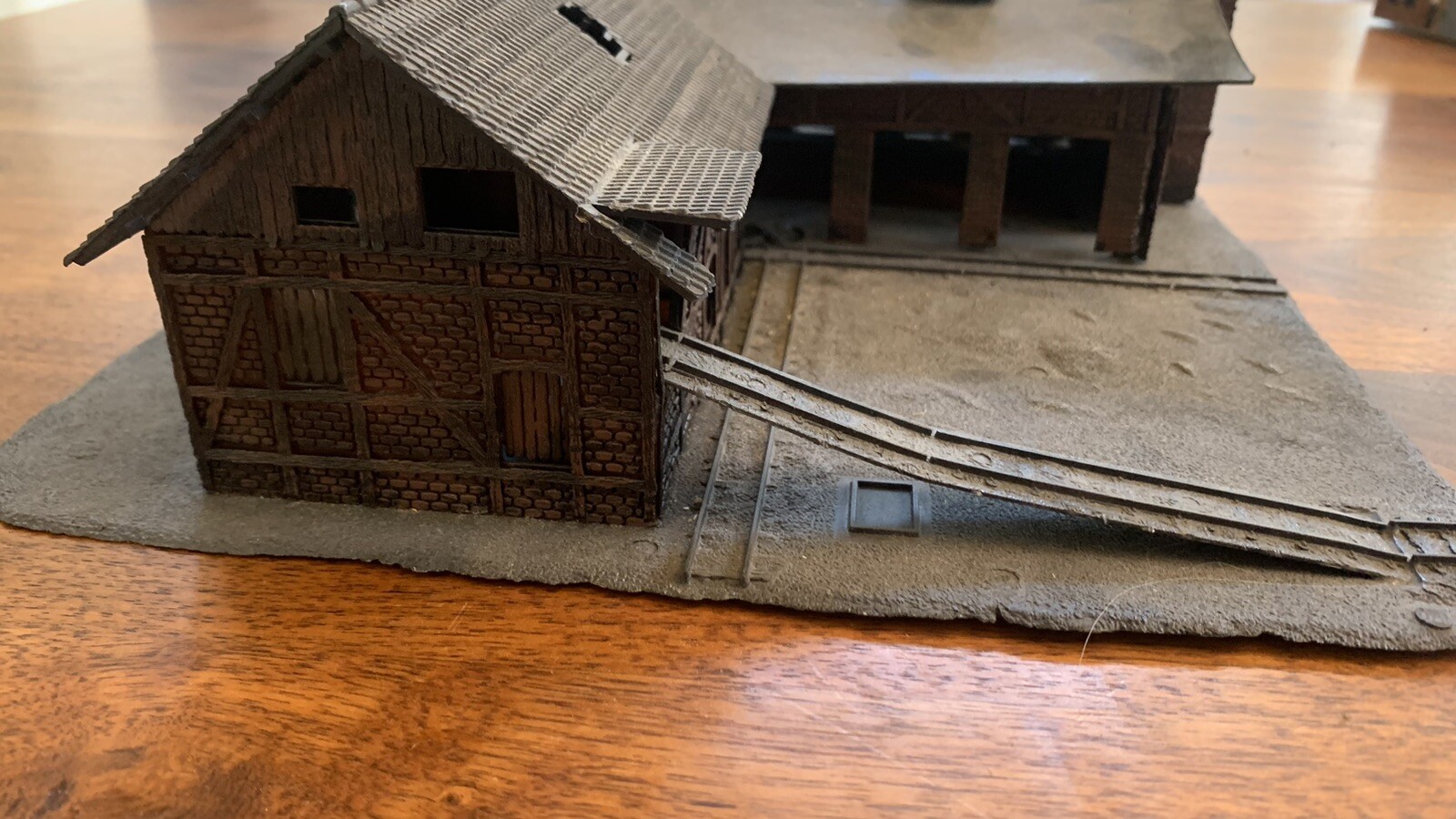 N Scale Factory Lot Built And Weathered Buildings 13x10 And Two 4.5x3 ...