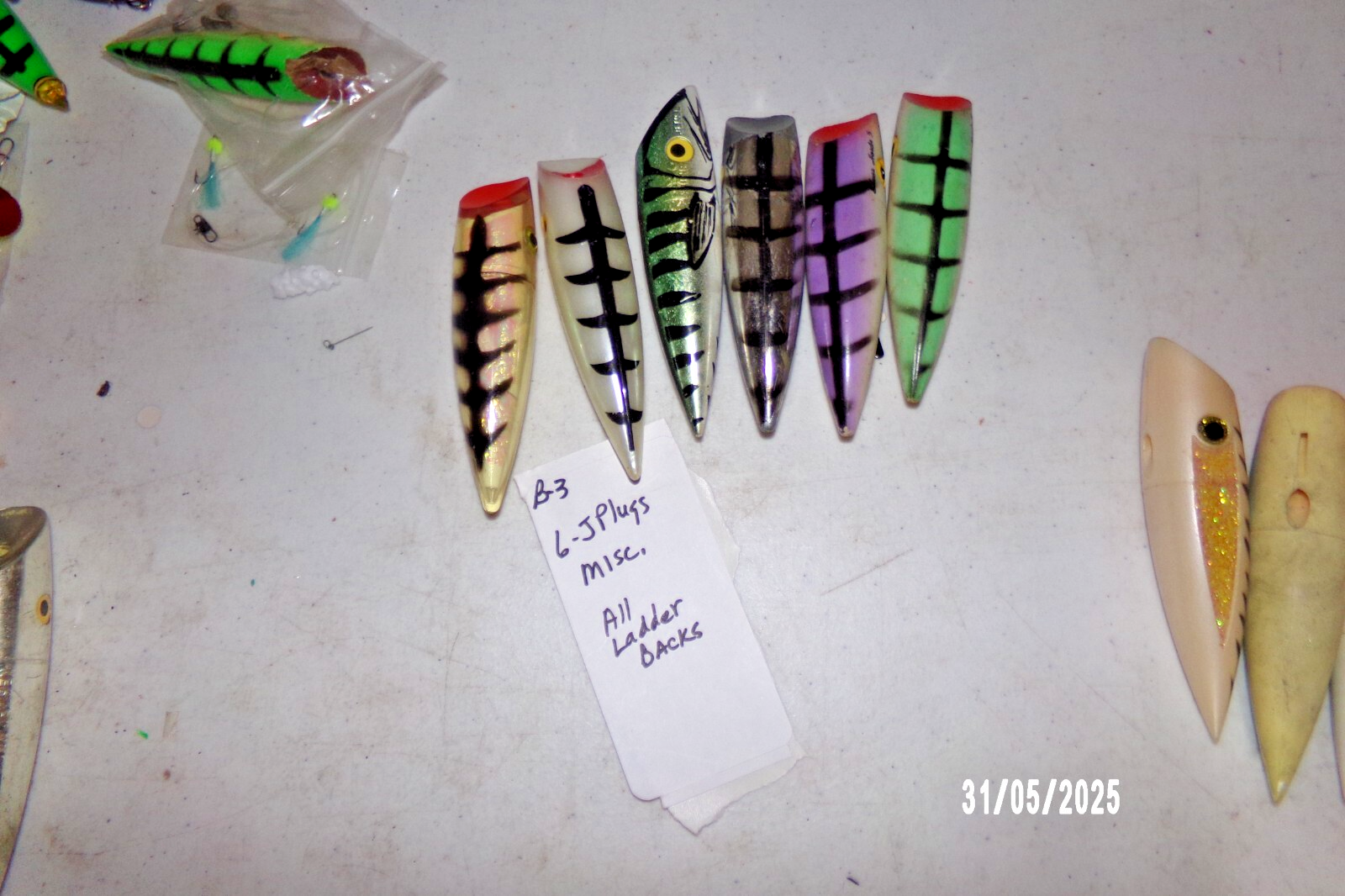 LOT OF 6 MISC J-PLUGS-LADDER BACK!-BOX NUMBER B-3 | eBay