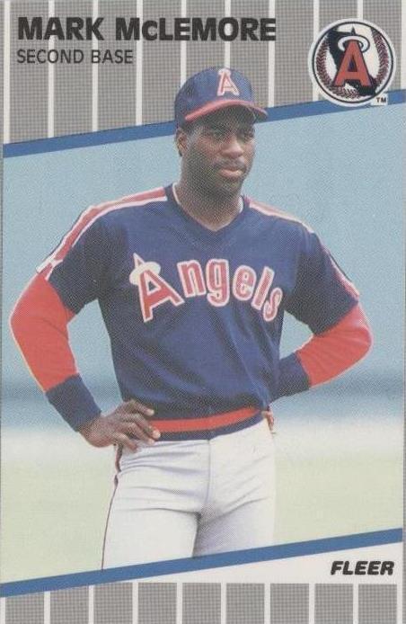 1989 Fleer - Mark McLemore #484 Glossy for sale online | eBay