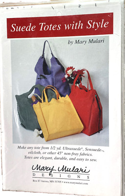 Mary Mulari Designs "Suede Tote" Pattern, Uncut 2002 | eBay