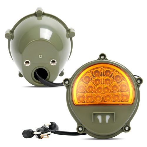 New LED Front Turn Signal Lights Yellow Lens For Humvee M35 M998 ...