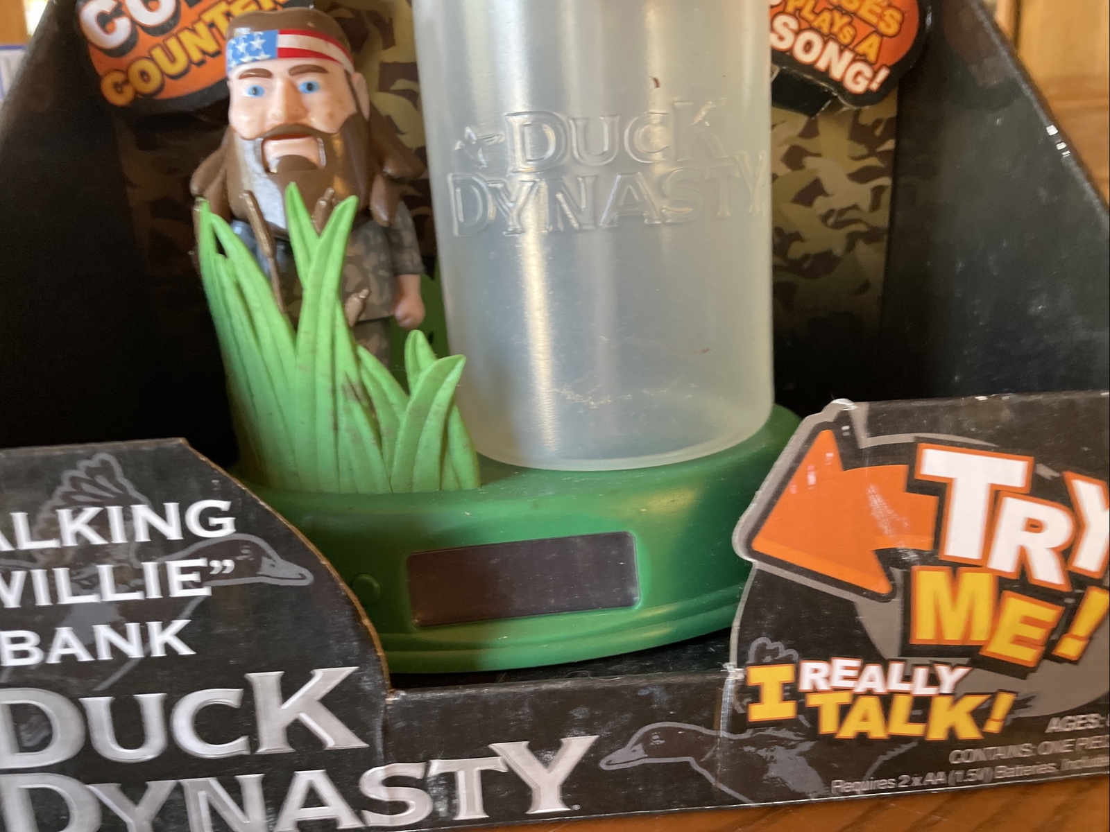 Duck Dynasty Talking Willie's Bank Brand New In Box Works | eBay