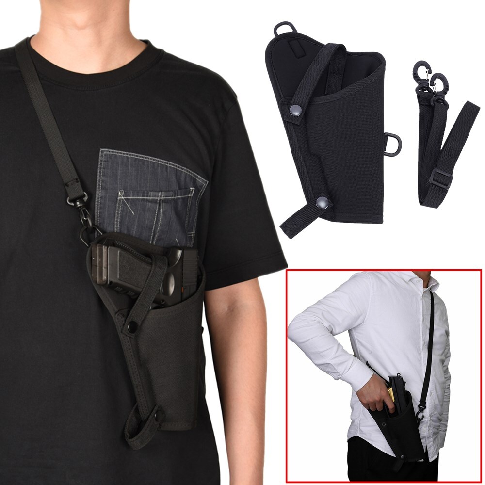 Tactical Adjustable Shoulder Pistol Holster Right Hand Cross Body Chest ...