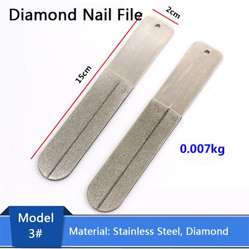 1pcs Electroplated Diamond Nail File Feet Skin File Flat metal Files ...