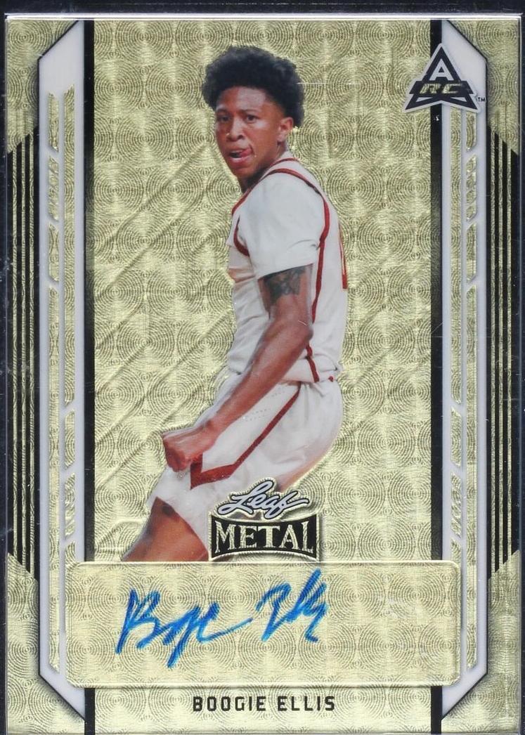 2021-22 Leaf Metal - Boogie Ellis #BA-BE1 Pre-Production Proof Gold ...