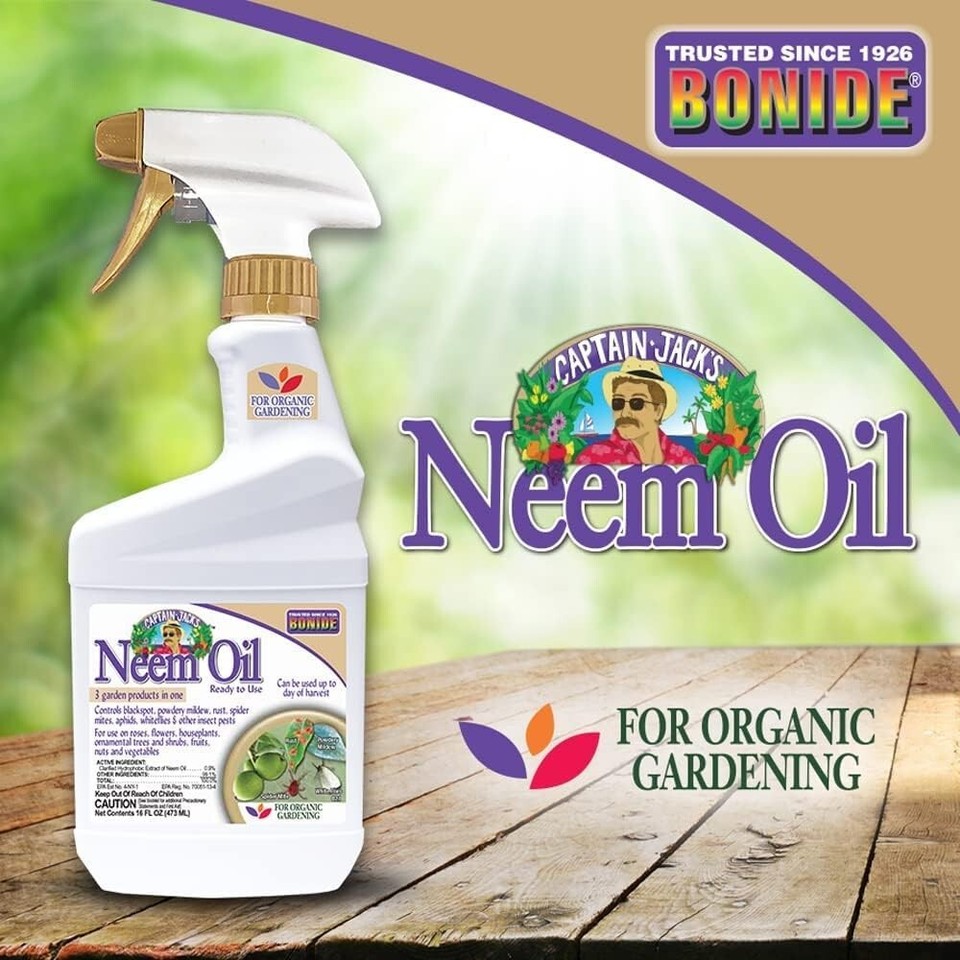 Bonide Captain Jack's Neem Oil Multi-Purpose Fungicide, Insecticide ...