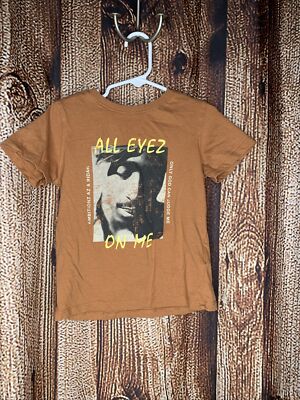 2PAC Tupac Youth Kids T-Shirt “All Eyez On Me” Size 5 Short Sleeve | eBay